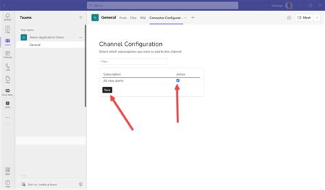 Setup The Connector In Teams Teams Connector For SCOM