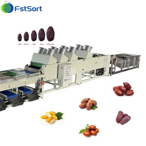 Dates Dry Cleaning Machine Date Dryer Jujubes Grading Machine Fstsort