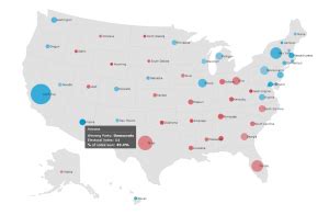 Building Bubble Map With JavaScript To Visualize Election Results