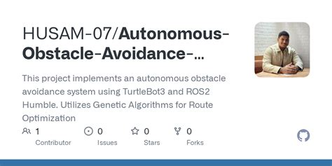 Github Husam 07autonomous Obstacle Avoidance With Genetic Algorithm For Route Optimization