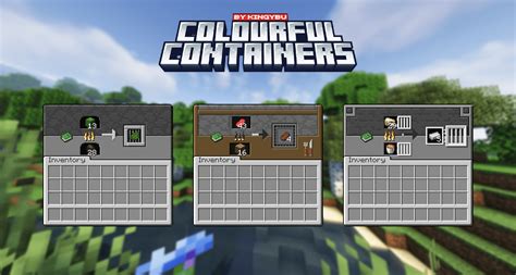 Colourful Containers Gui Minecraft Resource Packs Curseforge