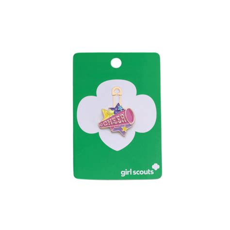 Personal Pin Cheer Girl Scouts Of Wisconsin Badgerland