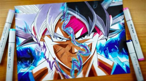 Pencil Goku Mui Drawing How To Draw Goku Ultra Instinct Really Easy