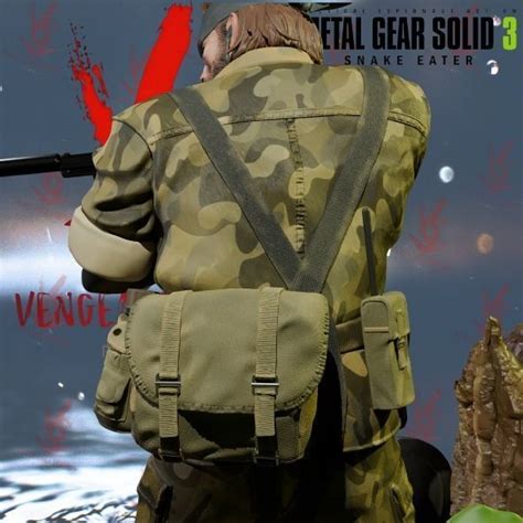 Naked Snake MGS 3 Snake Eater 3D Model 3D Printable CGTrader