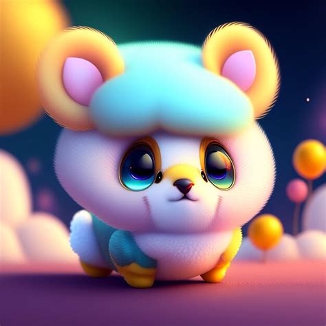 Premium Ai Image Cute Pet