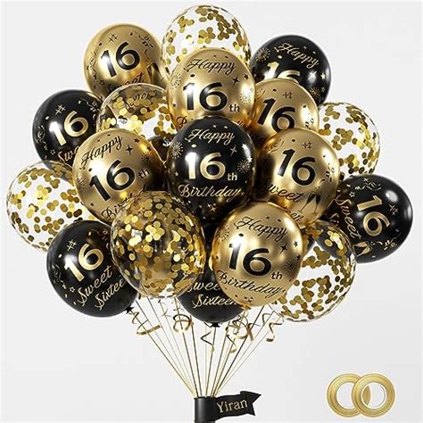 Luftballons 16 Geburtstag 2024 Ikauder
