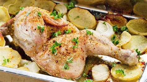 Cuartos De Pollo Al Horno Con Vino Blanco Comococinar Club