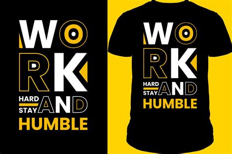 Work Hard Motivational T Shirt Design Graphic By Art Hasib · Creative