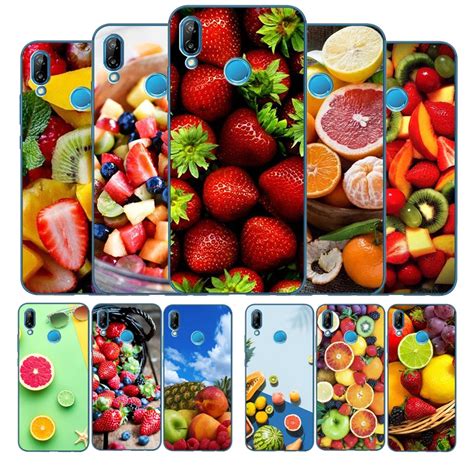 Funda de teléfono de fruta fresca de verano para Huawei P9 P10 P20 P30