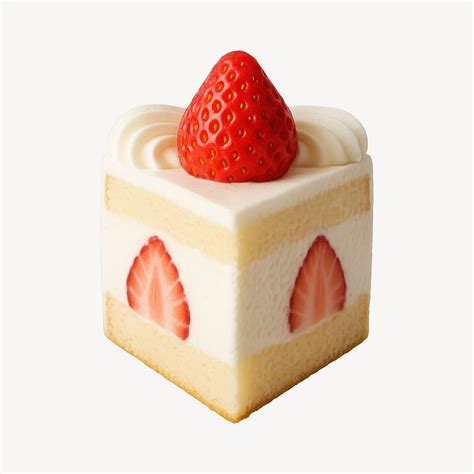 Delicious Strawberry Shortcake Slice Free Photo Rawpixel
