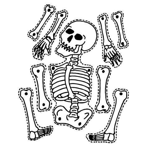 Halloween Skeleton Patterns Free PDF Printables Printablee
