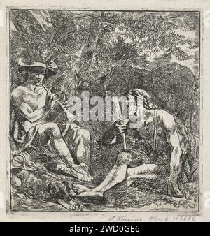 Mercury Argus En Io Jacques Kuyper 1771 1808 Print Under A Tree