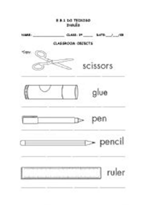 Classroom Objects ESL Worksheet By Marta