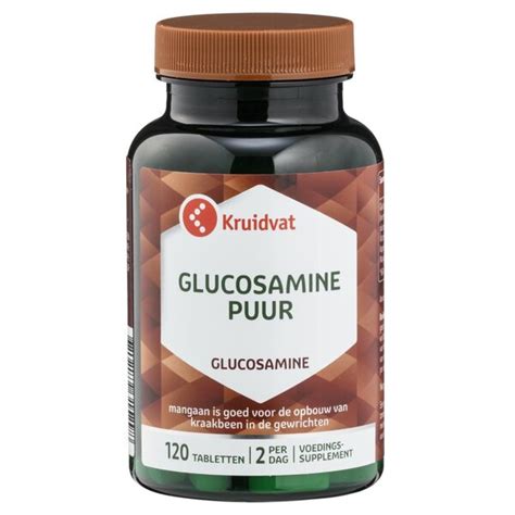 Kruidvat Glucosamine Puur Met Koper Mangaan En Vitamine C Tabletten