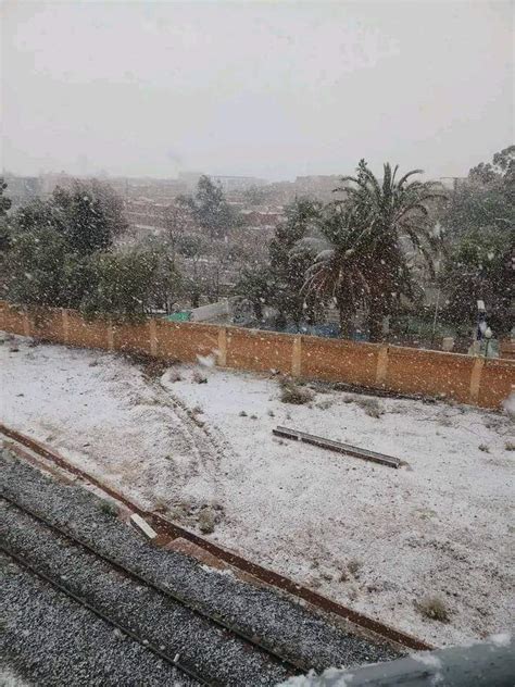 Info Trafic Algerie On Twitter بني ونيف بشار حاليا تساقط كثيف للثلوج