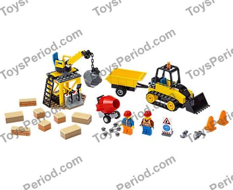 LEGO 60252 Construction Bulldozer Set Parts List