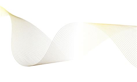 디자인에 대 한 추상 골드 그라데이션 배경 웨이브 요소입니다 라인 양식에 일치시키는 웨이브 프리미엄 벡터