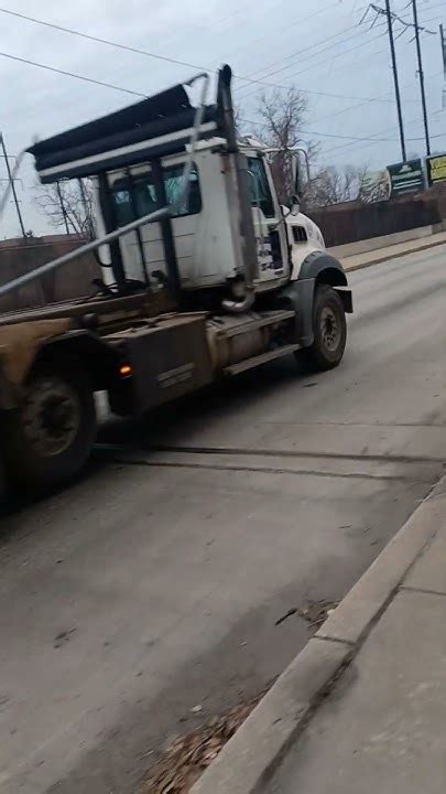 A Mack Roll Off Trash Truck Youtube
