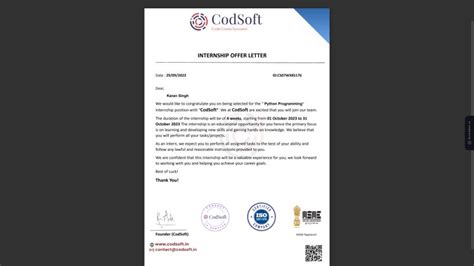 Karan Singh On Linkedin Internship Codsoft Newbeginnings