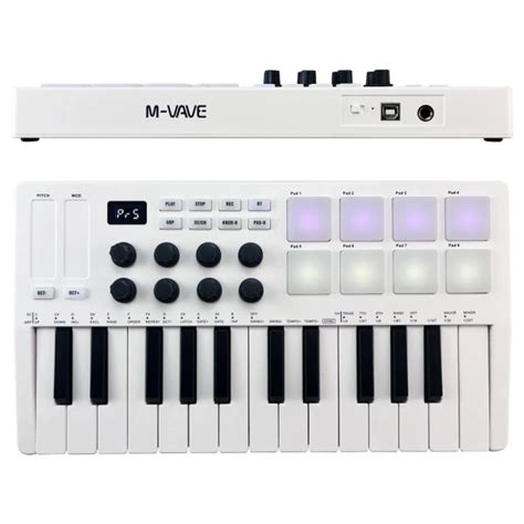 M Vave 25 клавишная Midi клавиатура Мини Портативный Usb Midi