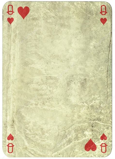 Vintage Playing Card Queen