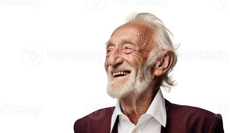 Ai Generated Joyful Senior Gentleman Caucasian Model Shot 36459966 Png