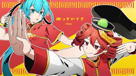 Hatsune Miku And Kasane Teto Vocaloid And 2 More Drawn By Napio