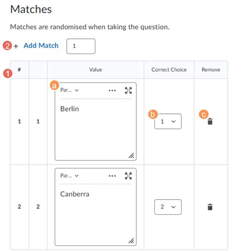 Q Other Creating Matching Questions MAT