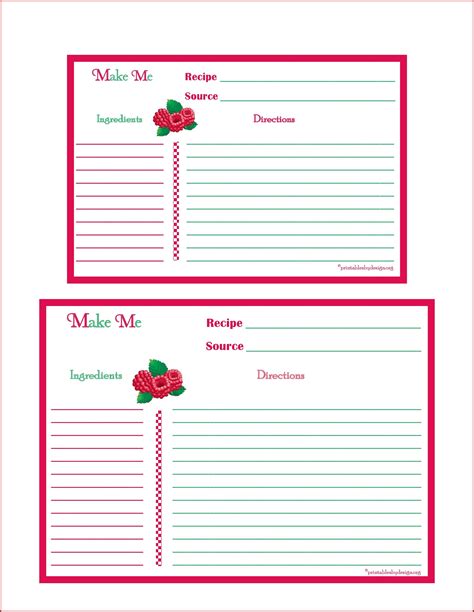 X Recipe Card Template Microsoft Word Template Resume Examples X V Kq L