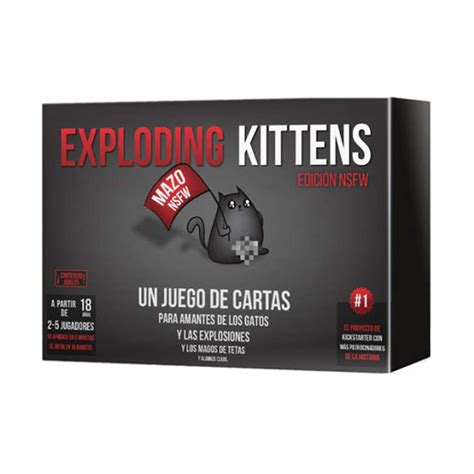 Boozcl Juego De Mesa Exploding Kittens Edición Nsfw Español