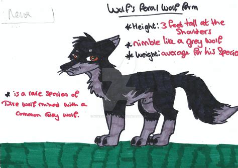 Slendytubbies 3 Oc Wolfs Feral Wolf Form By Novawinterstar On Deviantart