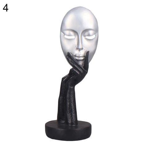 Miniature Figurines Abstract Human Face Model Resi Grandado