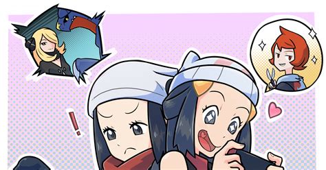 ヒカリトレーナー Akari And Dawn Otakumanのイラスト Pixiv