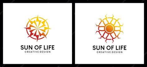 Premium Vector Sun Rays Vector Illustration Logo Design With Creative