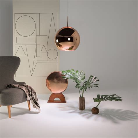 Tom Dixon Copper Round Hanglamp Ø 45 Cm Koper Lampen24be