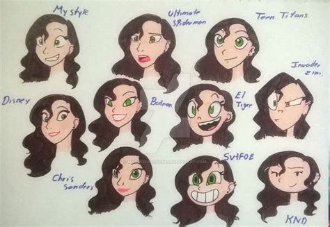 Cartoon Styles How To Draw Yourself As A Cartoon