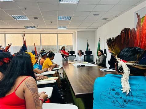 Em Reunião Na Funai Líderes Indígenas Reforçam Pedido De Demarcação Da