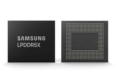 Samsung Electronics запускает массовое производство самых тонких в отрасли Lpddr5x Dram для