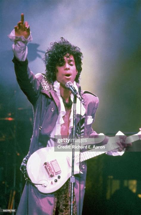 Photo Of Prince Prince Performing On Stage Purple Rain Tour News Photo Getty Images