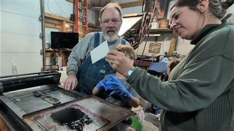 Amelia And Hudson Printing Linotype And Nolan Proof Press Youtube