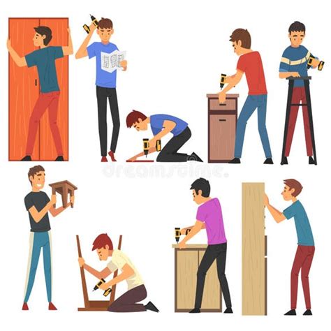 Assembly Illustration Stock Illustrations 57253 Assembly