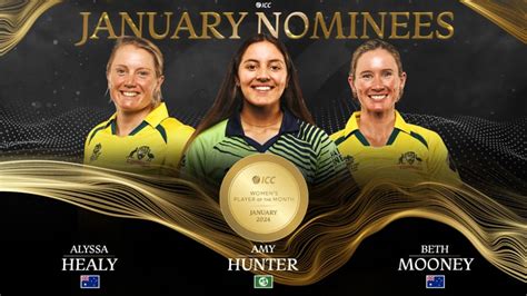 Icc Womens Player Of The Month Nominees For January Revealed