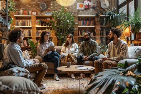 Creating A Safe Space For Sharing Experiences Ar Generative Ai Premium Ai Generated Image