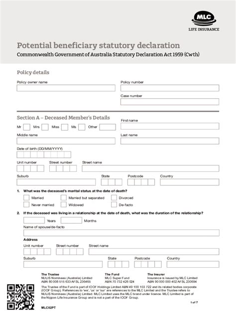 Statutory Declaration Made Fill Out Sign Online DocHub