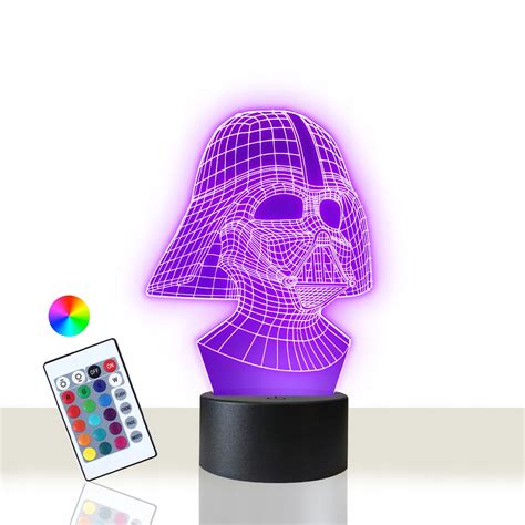 Lampka Stołowa Nocna 3D LED Stars Wars Gwiezdne Wojny Darth Vader