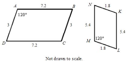 Solved Are The Polygons Similar If They Are Write A Chegg
