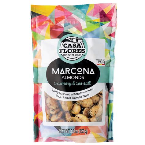 Casa Flores Marcona Almonds Rosemary And Sea Salt Shop Nuts And Seeds At H E B