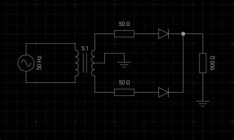 Dc Voltage Across Load In Central Tapped Full Wave Rectifier
