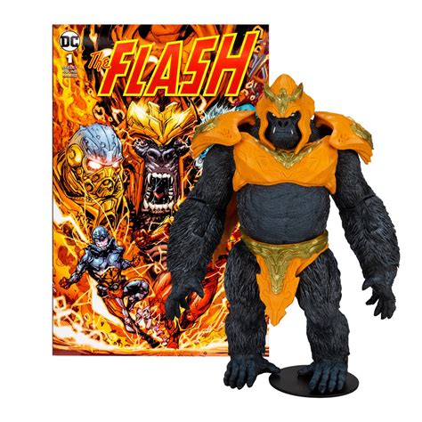 Dc Page Punchers ‘gorilla Grodd Flash Wave Megafig Serpentors Lair