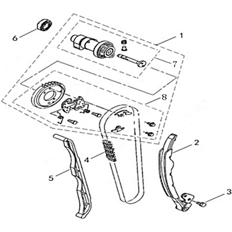 Vue éclatée Pièce Distribution Masai A500 Ix Eps